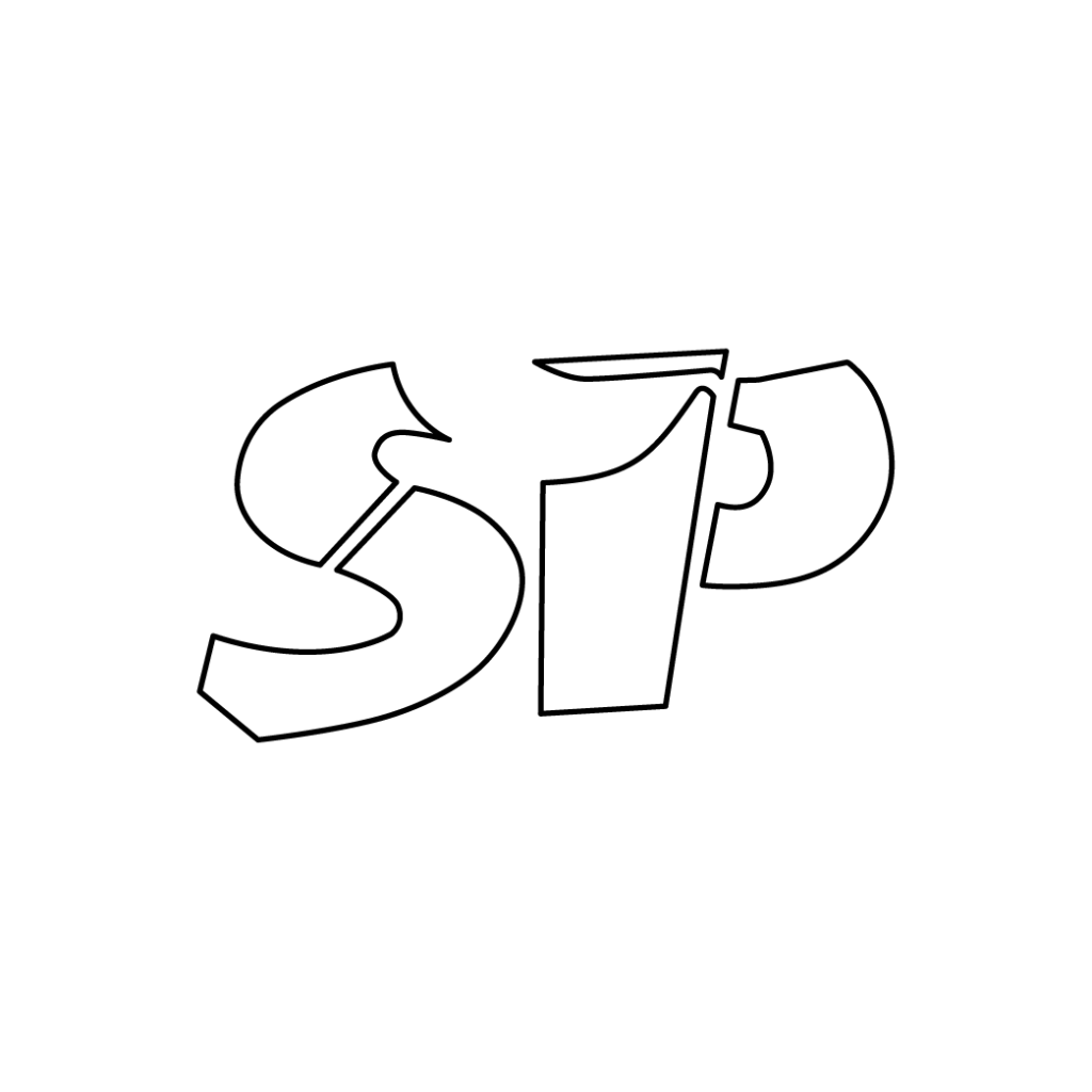 Piaggio Zip SP outline voorkap - Plakjestickers