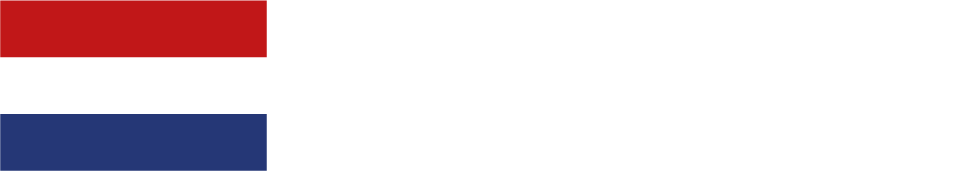 Naamsticker Nederland met chique lettertype - Plakjestickers